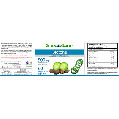 BIOTONE is powerful vitamin, minerals, and antioxidants for human body